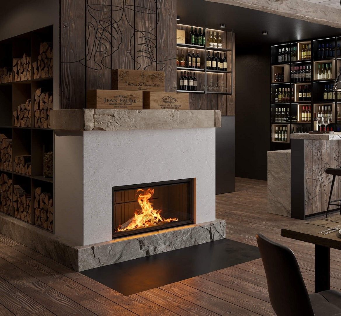 Foyer au bois Spartherm Varia Bh • Le Centre du Foyer Saint-Jérôme